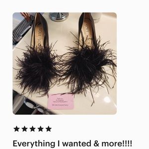 Accessories | Feather Shoe Clips Ostrich Feather Shoe Clips All Color ...